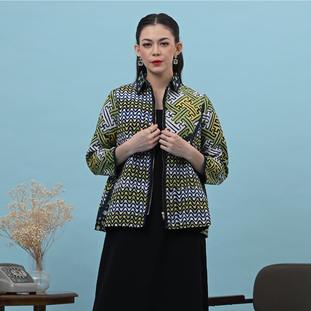 Jual NONA RARA - Vivara Dobi T3468, Baju kerja blouse batik wanita ...