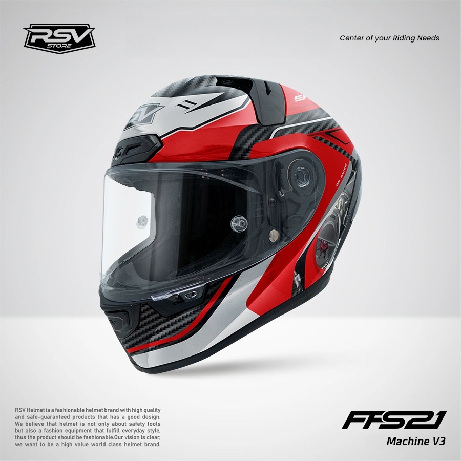 Jual Helm Full Face RSV FFS21 MOTIF - Machine V3 | Shopee Indonesia