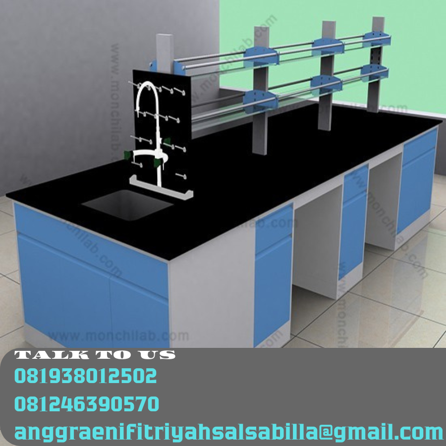 Jual MEJA LABORATORIUM Full Steel Island Workbench | Shopee Indonesia