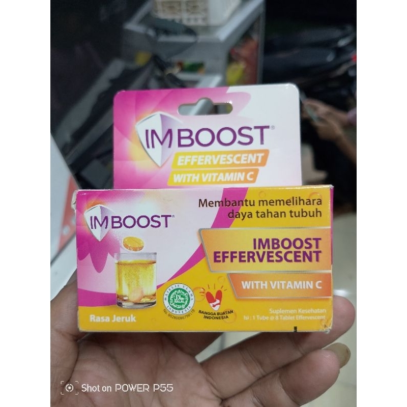 Jual Im boost with vitamin c rasa jeruk isi 8 tablet | Shopee Indonesia