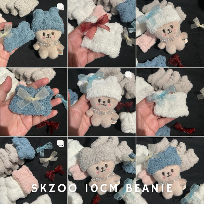 Jual SKZOO 10cm Beanie Plush / Outfit Boneka Stray Kids Wolfchan Leebit ...