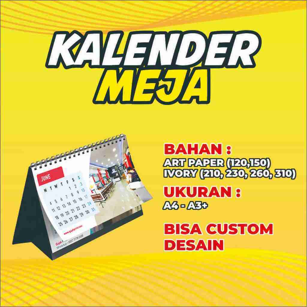 Jual KALENDER DUDUK/KALENDER MEJA/KALENDER MEJA CUSTOM/KALENDER ...