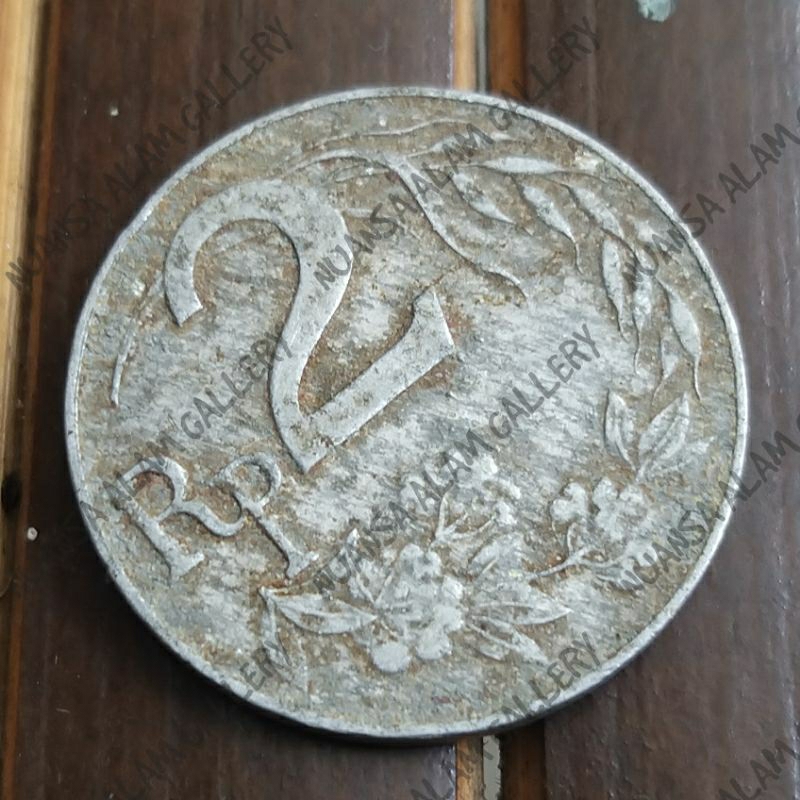 Jual Uang Koin Dua Perak Kemakmuran Keluarga Tahun 1970 Kondisi Bekas ...