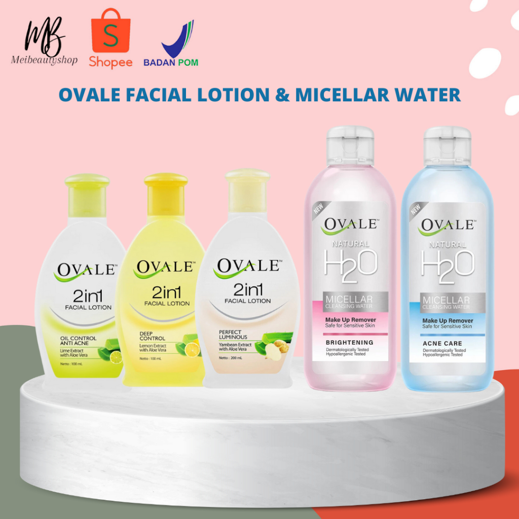 Jual Ovale Facial Lotion/Micellar Cleansing Water | Shopee Indonesia