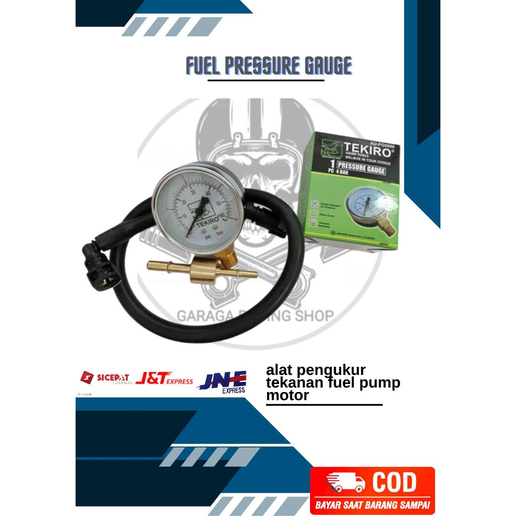 Jual Alat pengukur tekanan fuel pump motor injeksi fuel pressure gauge ...