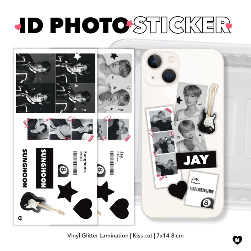 Jual ID PHOTO STICKER ENHYPEN NCT DREAM SEVENTEEN BTS KPOP VINYL GLITTER - DECO CASE HP KPOP ...