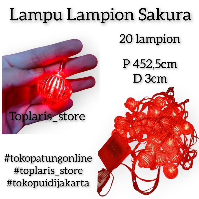 Jual Lampiom IMLEK LAMPU LED 20 LAMPION | Shopee Indonesia