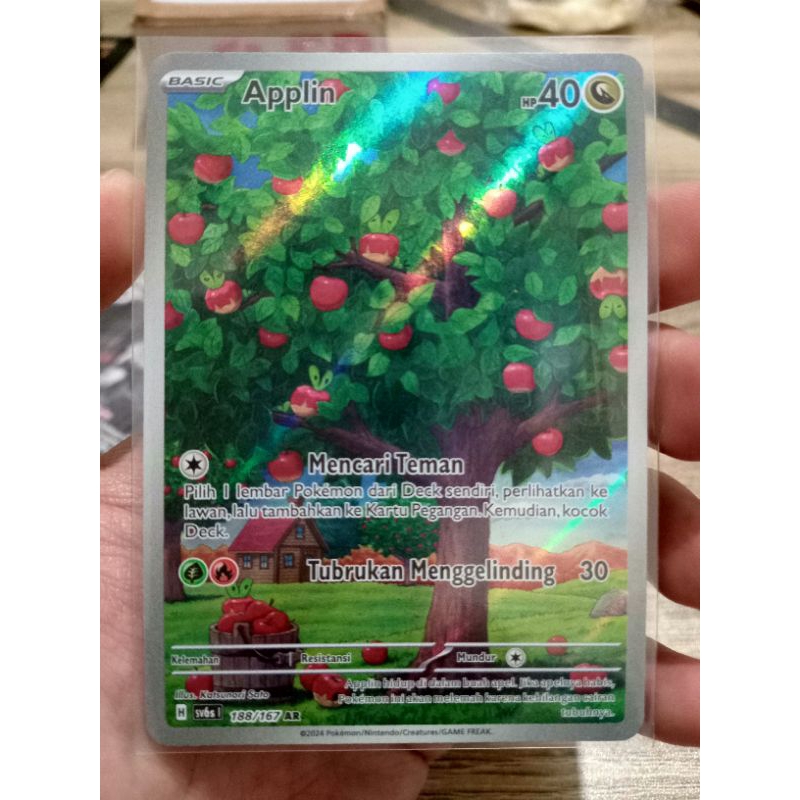Jual KARTU POKEMON APPLIN AR INDONESIA HOLO | Shopee Indonesia