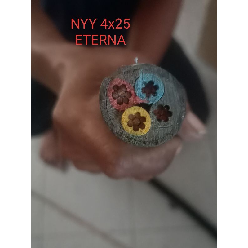 Jual kabel Eterna NYY 4x25 meteran | Shopee Indonesia