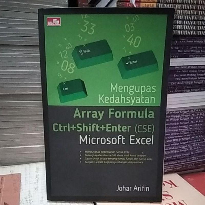 Jual Mengupas Kedahsyatan Array Formula Ctrl+Shift,+Enter (CSE) Microsoft Excel. g3 | Shopee ...