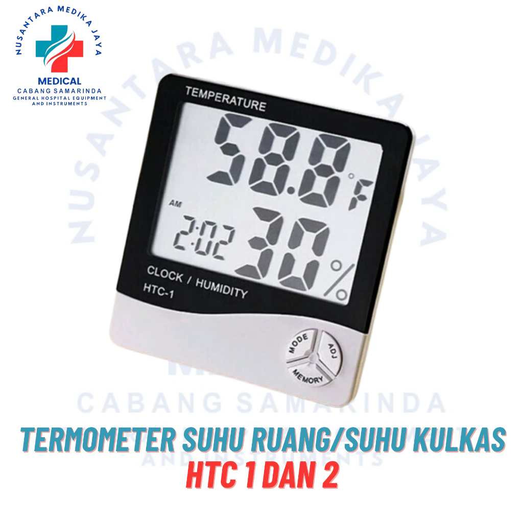 Jual Hygrometer Digital Thermometer HTC-1 HTC-2 Pengukur Suhu Ruangan | Shopee Indonesia