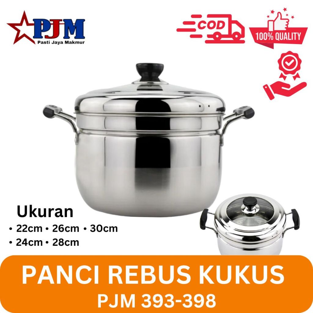 Jual PANCI REBUS KUKUS/Panci Rebus Kukus/Panci Kukus Steamer Stainless ...