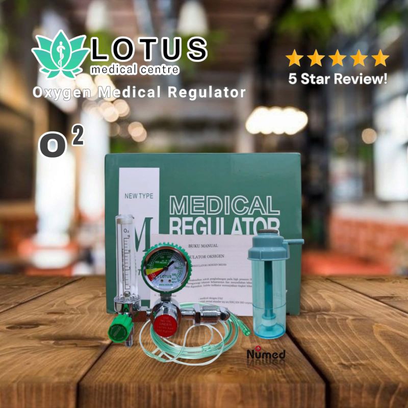 Jual Regulator Oksigen Medis Original Lotus / Medical Oxygen Regulator ...