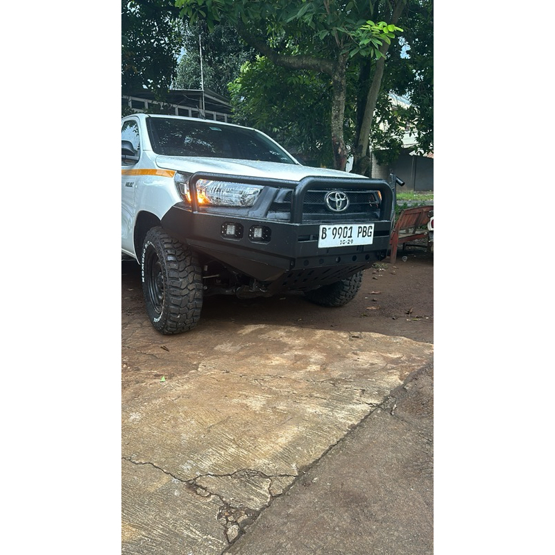 Jual Bumper depan hilux Spek tambang | Shopee Indonesia