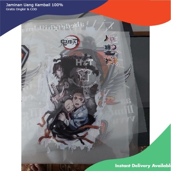 Jual Cetak Sablon DTF Custom A5 A4 A3 Siap Press 1 hari Jadi | Shopee ...