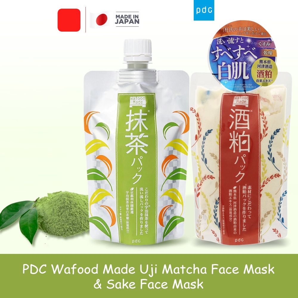 Jual PDC Wafood Made Uji Matcha Face Mask / PDC Wafood Made Sake Kasu ...