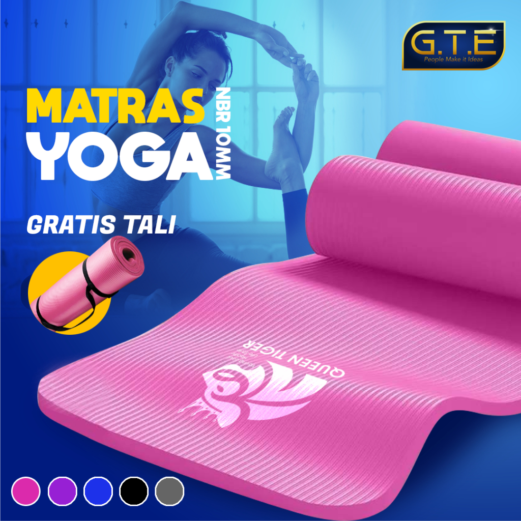 Jual RST | Matras Olahraga NBR Anti Slip Yoga Mat Premium Tebal 8MM ...