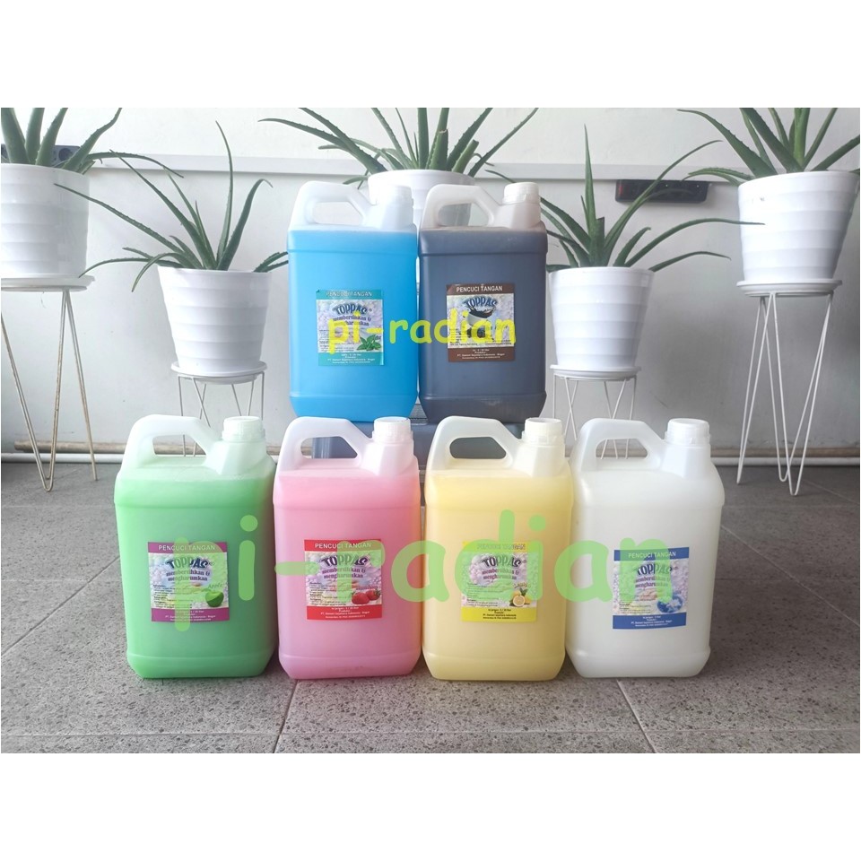 Jual TOPPAS Hand Soap Sabun Cuci Tangan Apel / melati/ lemon ...