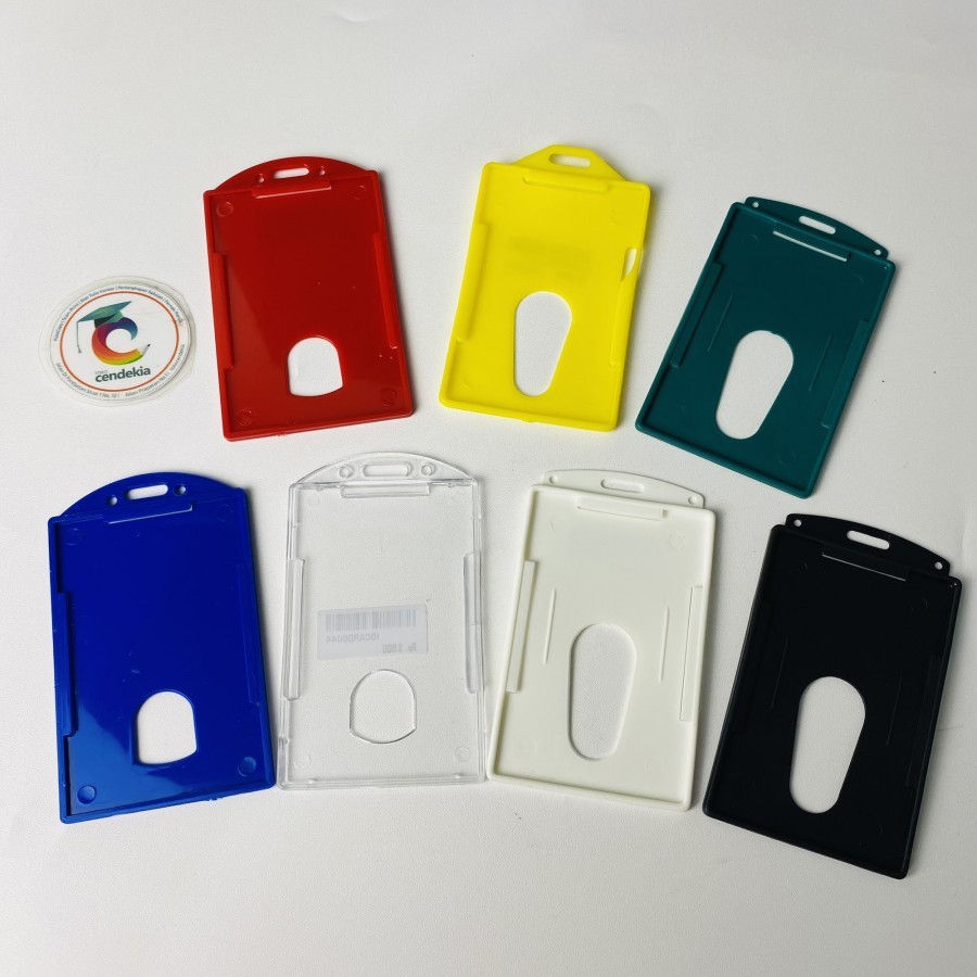 Jual Name Tag Id Card Holder Frame Id Card Mika Potret - Hitam | Shopee ...