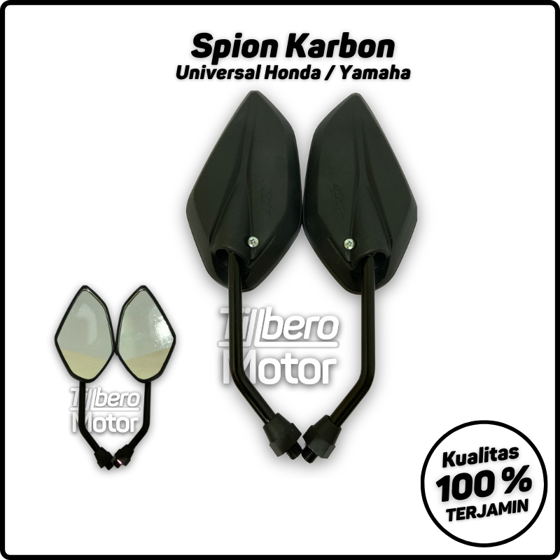Jual Kaca Spion Karbon Motor Hitam Standart Model Vario Carbon Honda ...