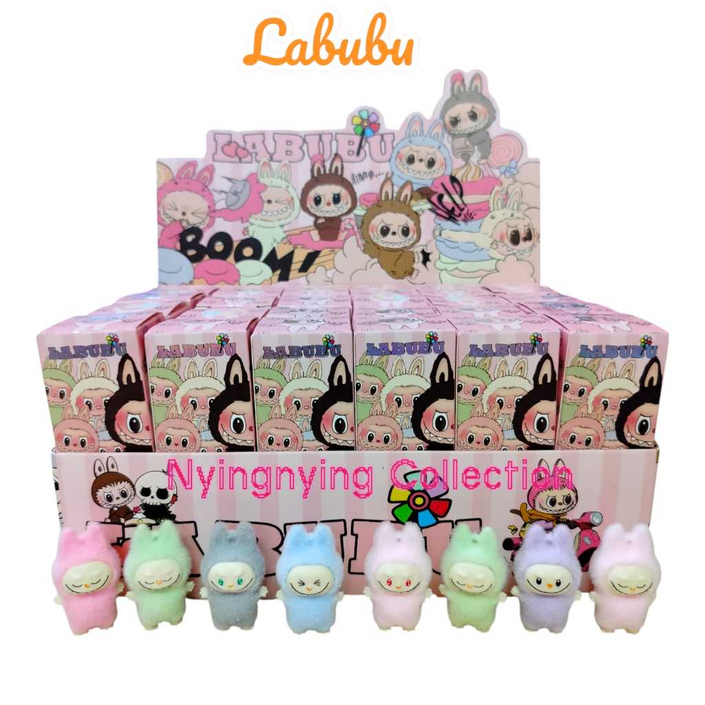 Jual Labubu Mini Blind Box Figure Figurine Boneka Viral Gantungan Kunci ...