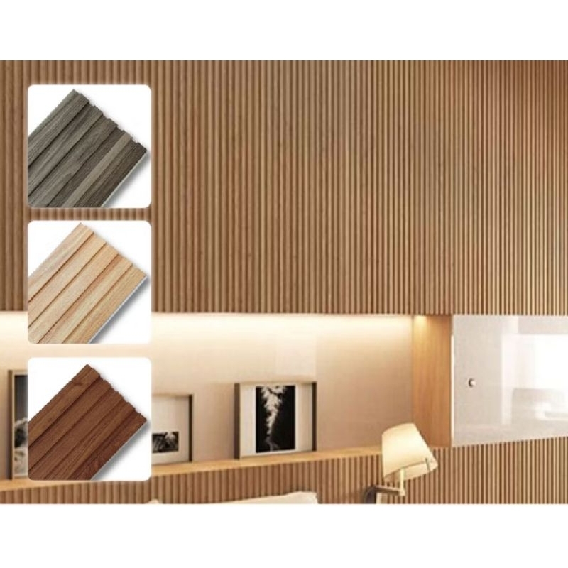 Jual WPC WALL PANEL DINDING | WOOD WALL PANEL HIASAN KAYU DINDING 3D ...