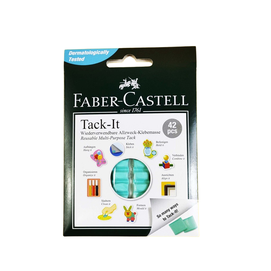 Jual Faber-Castell Adhesive Tack-It 30gr Green | Shopee Indonesia