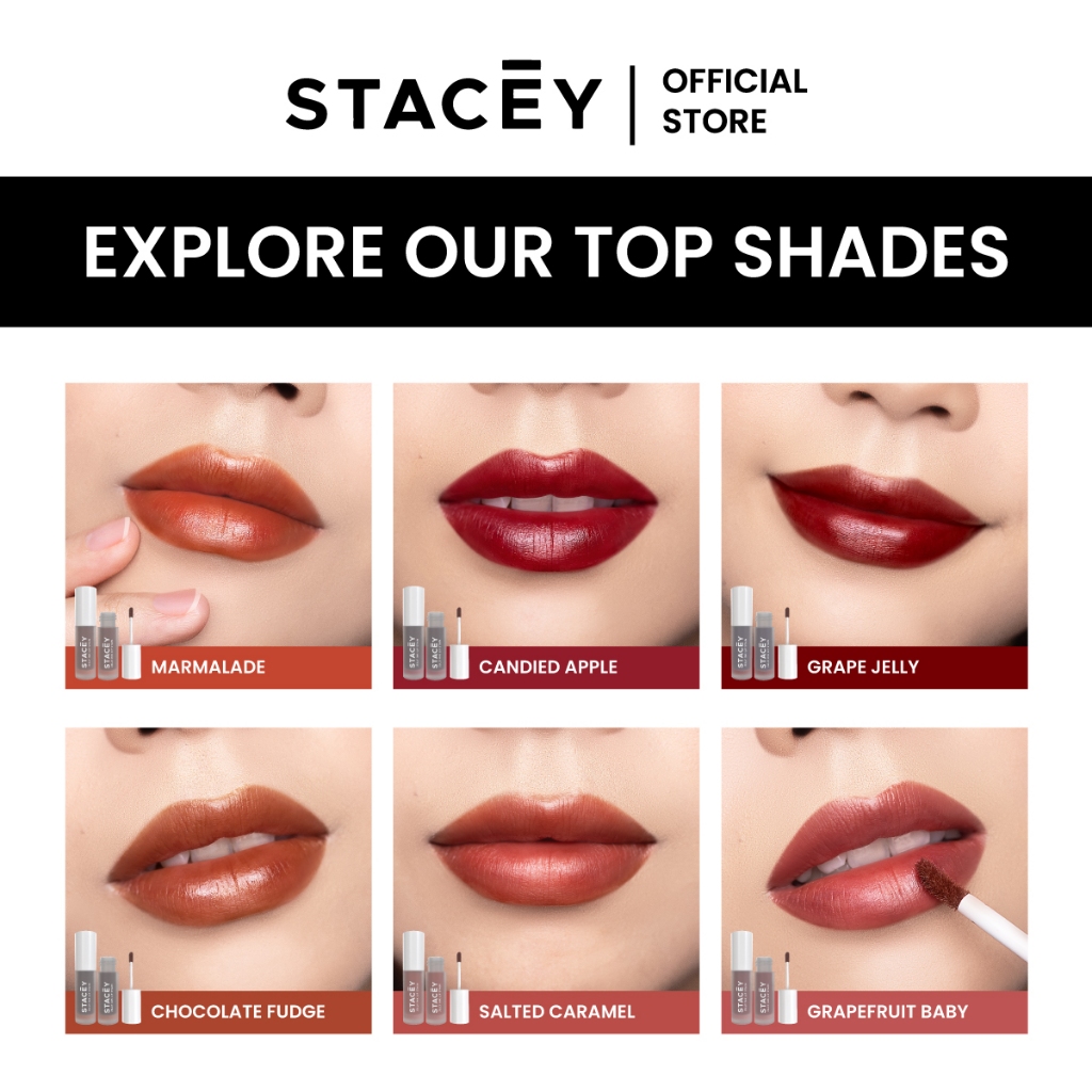 Jual Stacey Jelly Ink Lip Stain - Make up Lip Tint Korea Glossy Plumppy ...