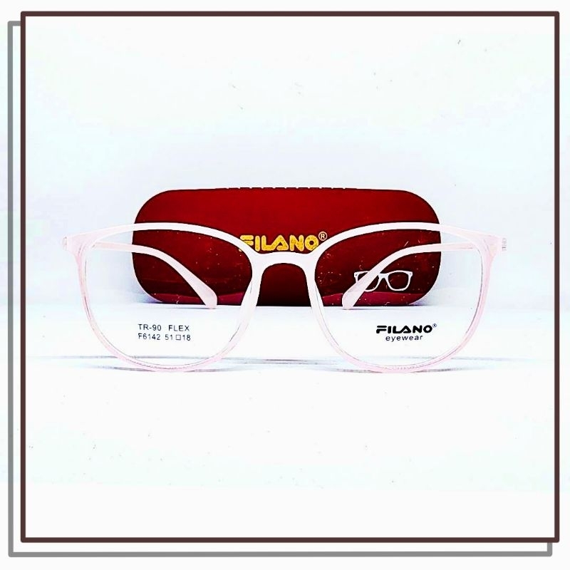 Jual FRAME KACAMATA PLASTIK FILANO 6142 Model Keren Gagang LENTUR ...