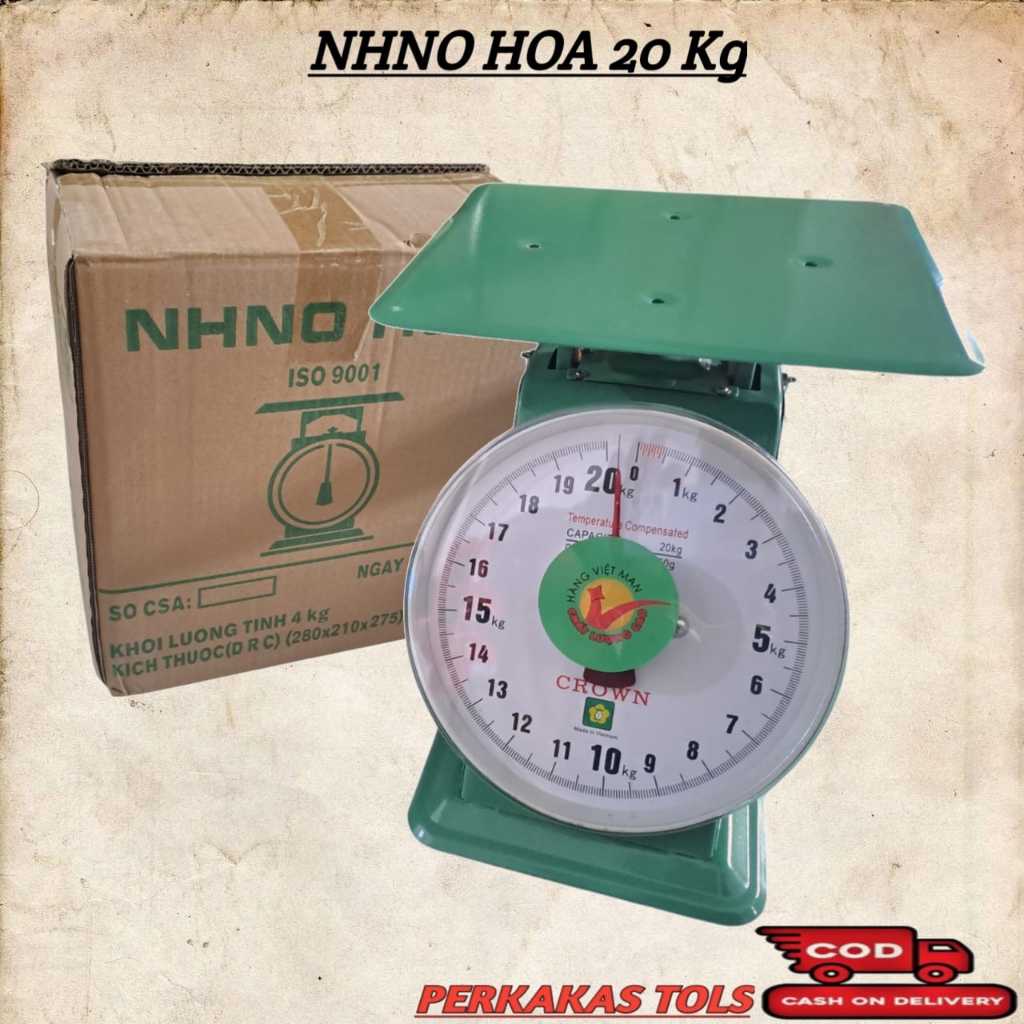 Jual TOP 1 !! Timbangan Duduk Jarum 20 Kg Vietnam Quality/Timbangan Manual NONHOA | Shopee Indonesia