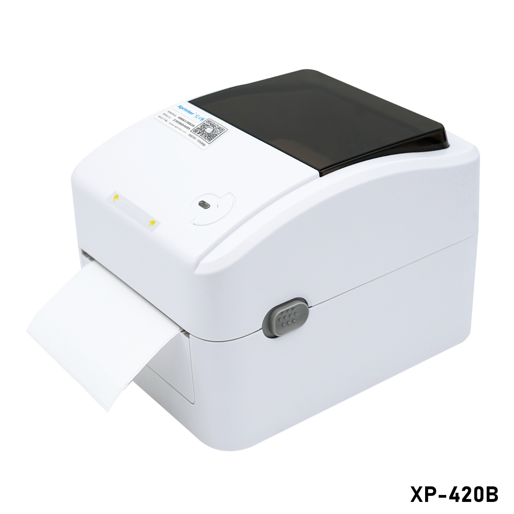 Jual Printer Barcode XPRINTER 420B USB + BLUETOOTH White Label Barcode ...