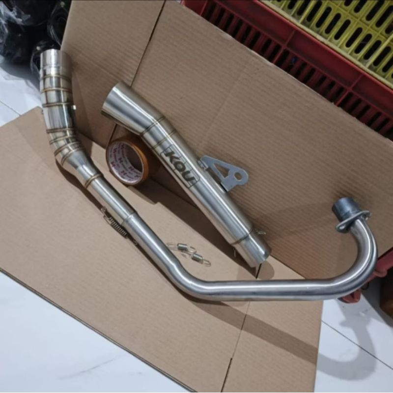 Jual Kou Mahachai pipe 51mm Big Elbow 1Set for Euro 150 viperman Tmx 125/155 Tmx 150 supremo ...