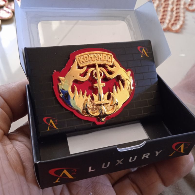 Jual luxsuri brevet wing komando kopassus dasar akrilik mika premium ...