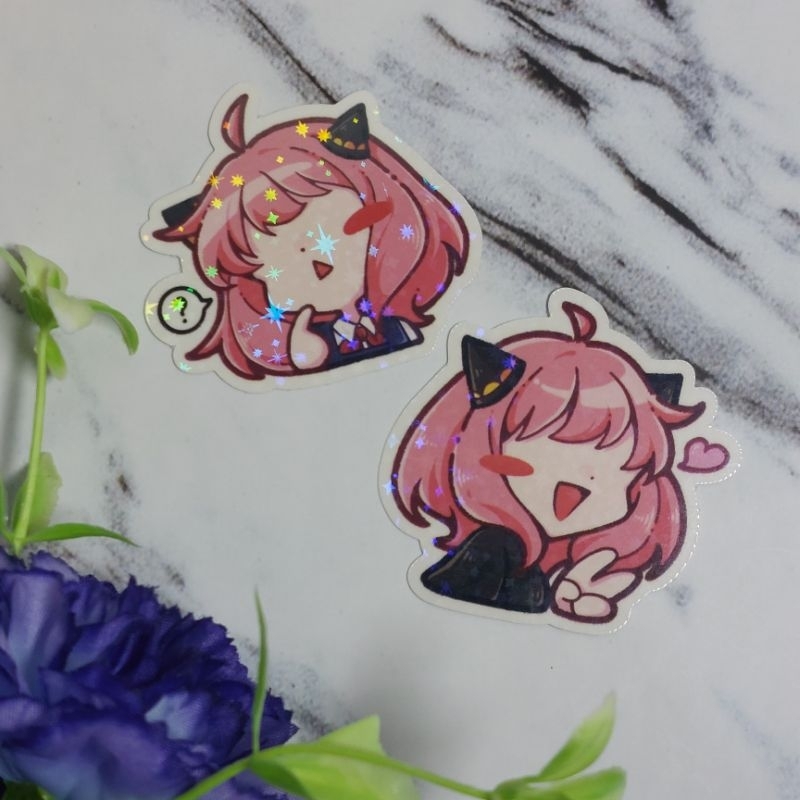 Jual Anya Forger Fanmerch｜Die-cut sticker｜Unofficial｜Stiker lucu｜Spy x ...