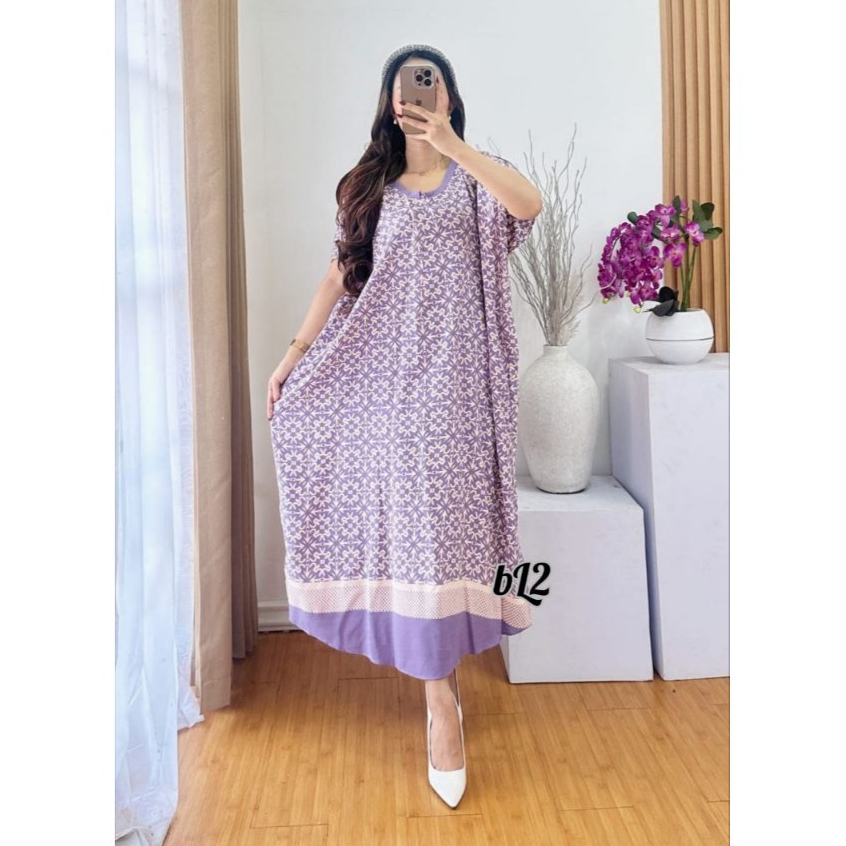 Jual Daster Lowo Jumbo Kekinian Fita Bahan Rayon TEbal Dan Adem Ld 140 ...