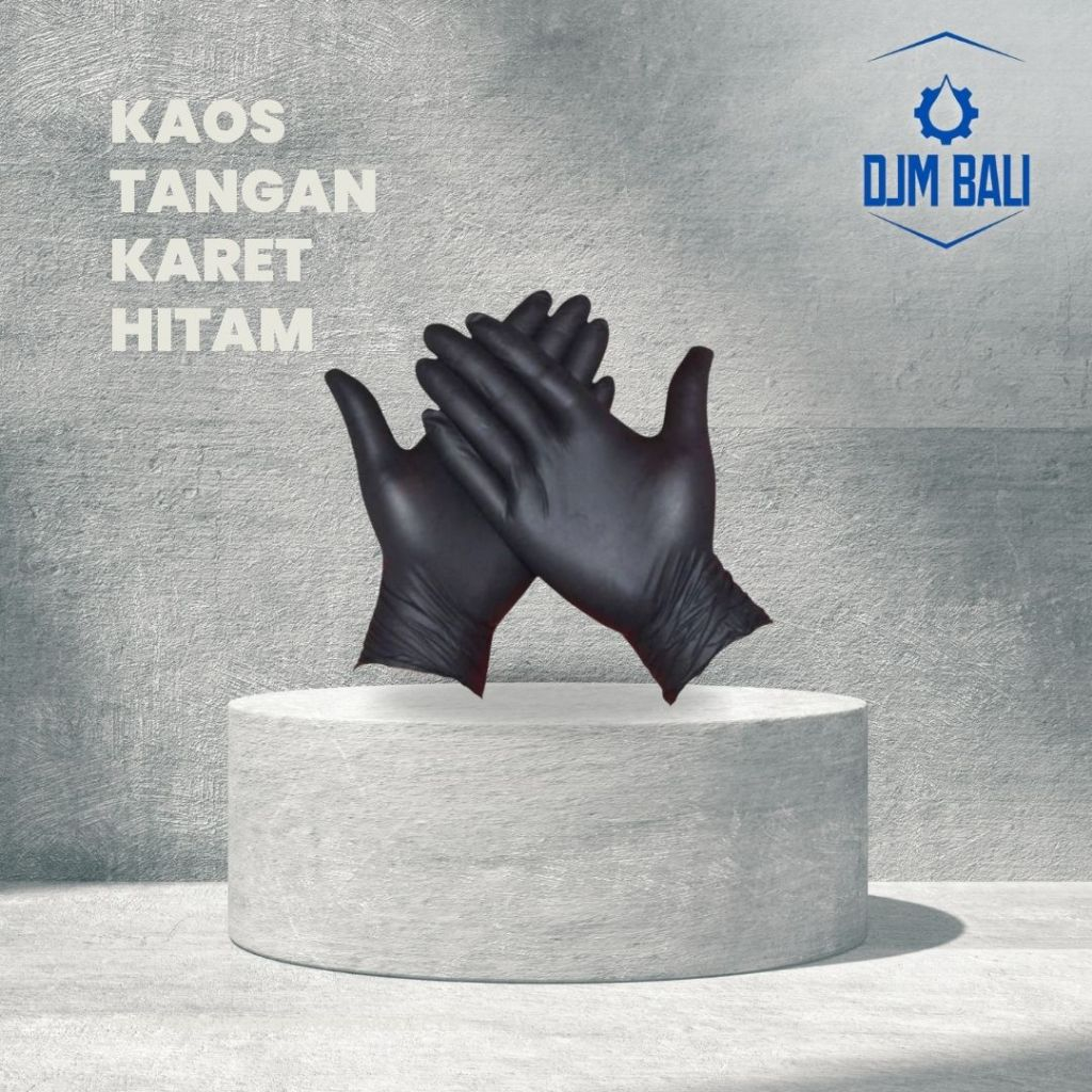Jual Hand Gloves Black Nitrile 100pcs Food Grade / sarung tangan hitam ...