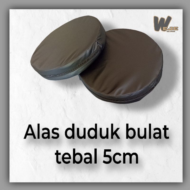 Jual ALAS DUDUK BULAT PREMIUM TEBAL 5CM WATERPROOF BISA REQUEST UKURAN ...