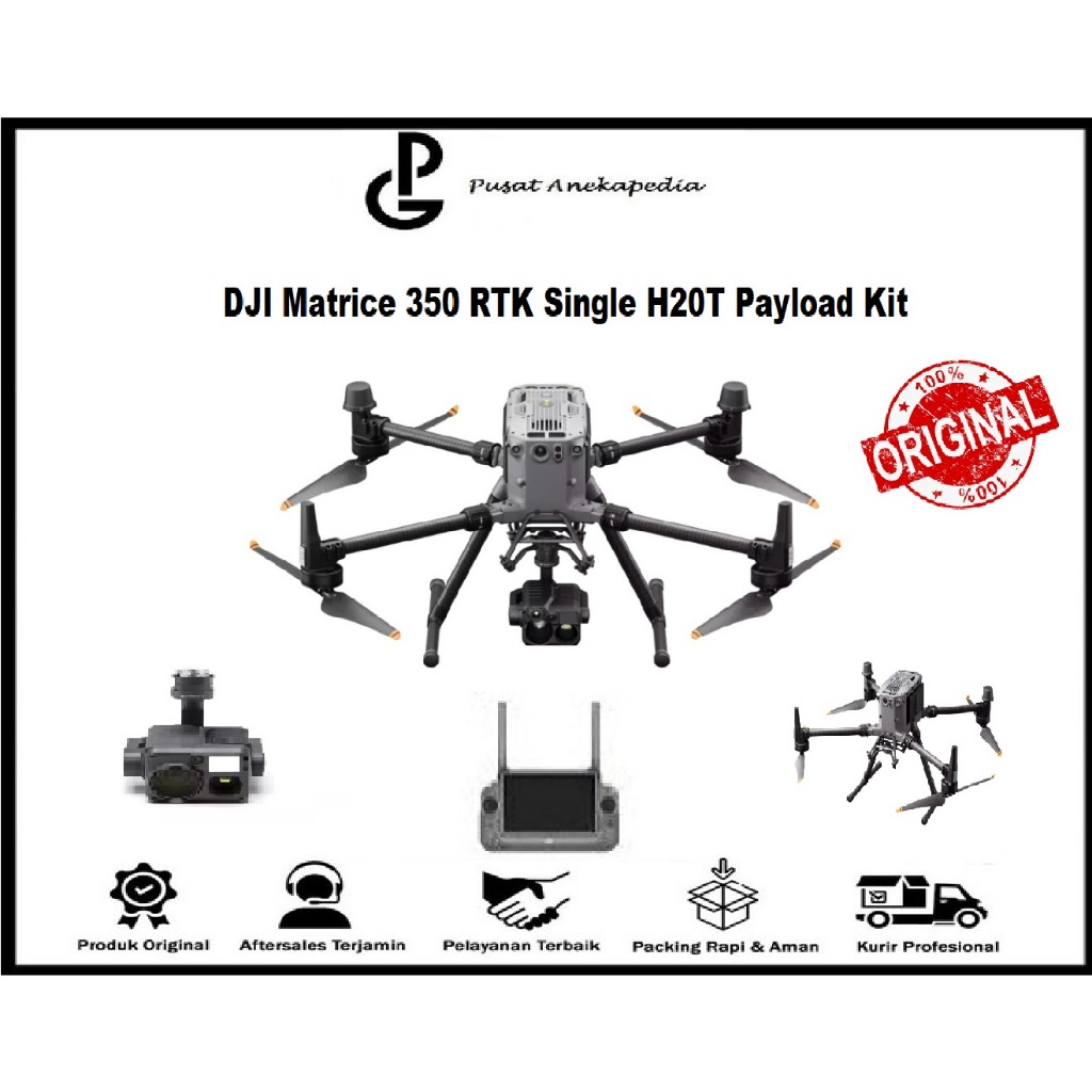 Jual DJI Matrice 350 RTK Single H20T Payload Kit - Drone Matrice RTK ...