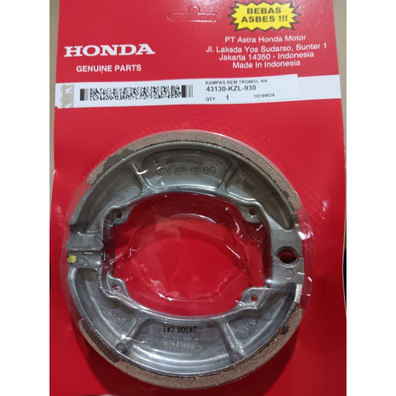 Jual KAMPAS REM BELAKANG BEAT VARIO SPACY SCOOPY KZL | Shopee Indonesia