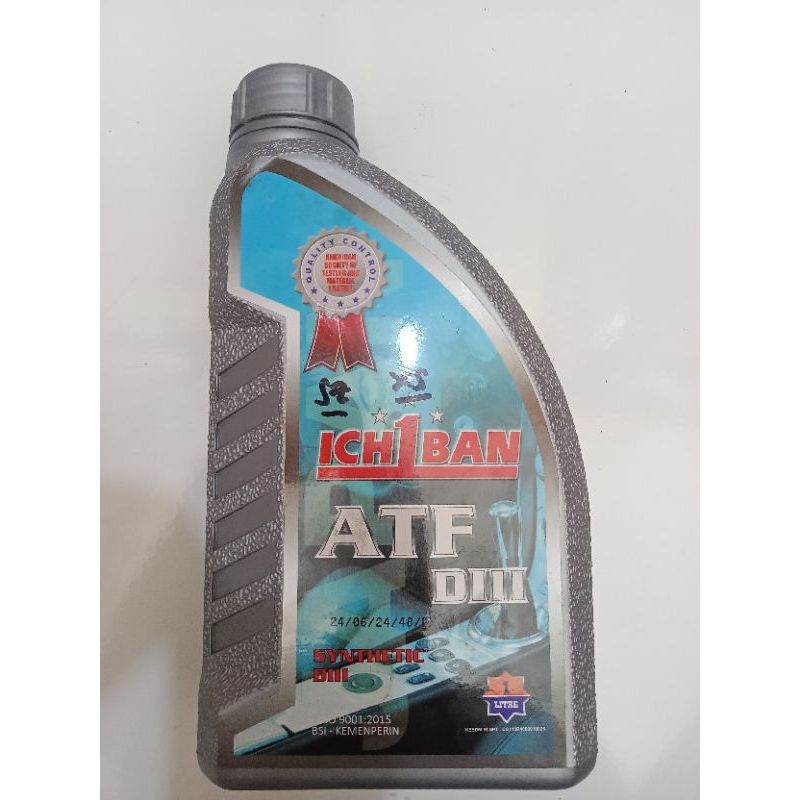 Jual OLI TRANSMISI MATIC MEREK ICHIBAN ATF DIII ORIGINAL 1LITER ...