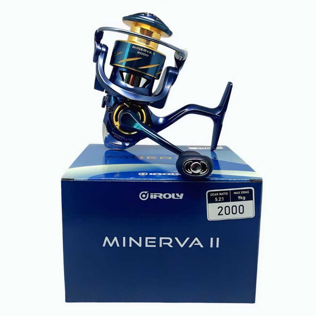 Jual Reel Pancing Iroly Minerva II Sudah Power Handle Ratio 5.2:1 Spool ...