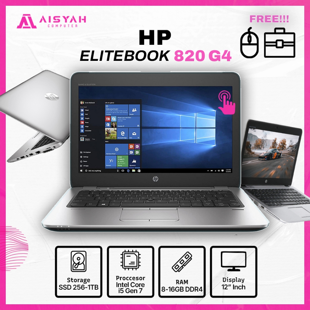 Jual Laptop HP Elitebook 820 G4 Core i5 Gen 7 Ram 16GB SSD 256GB ...