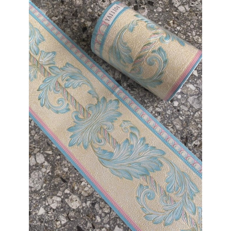Jual Wallpaper list Border premium YA11104 . ukuran 10 cm x 5 meter ...