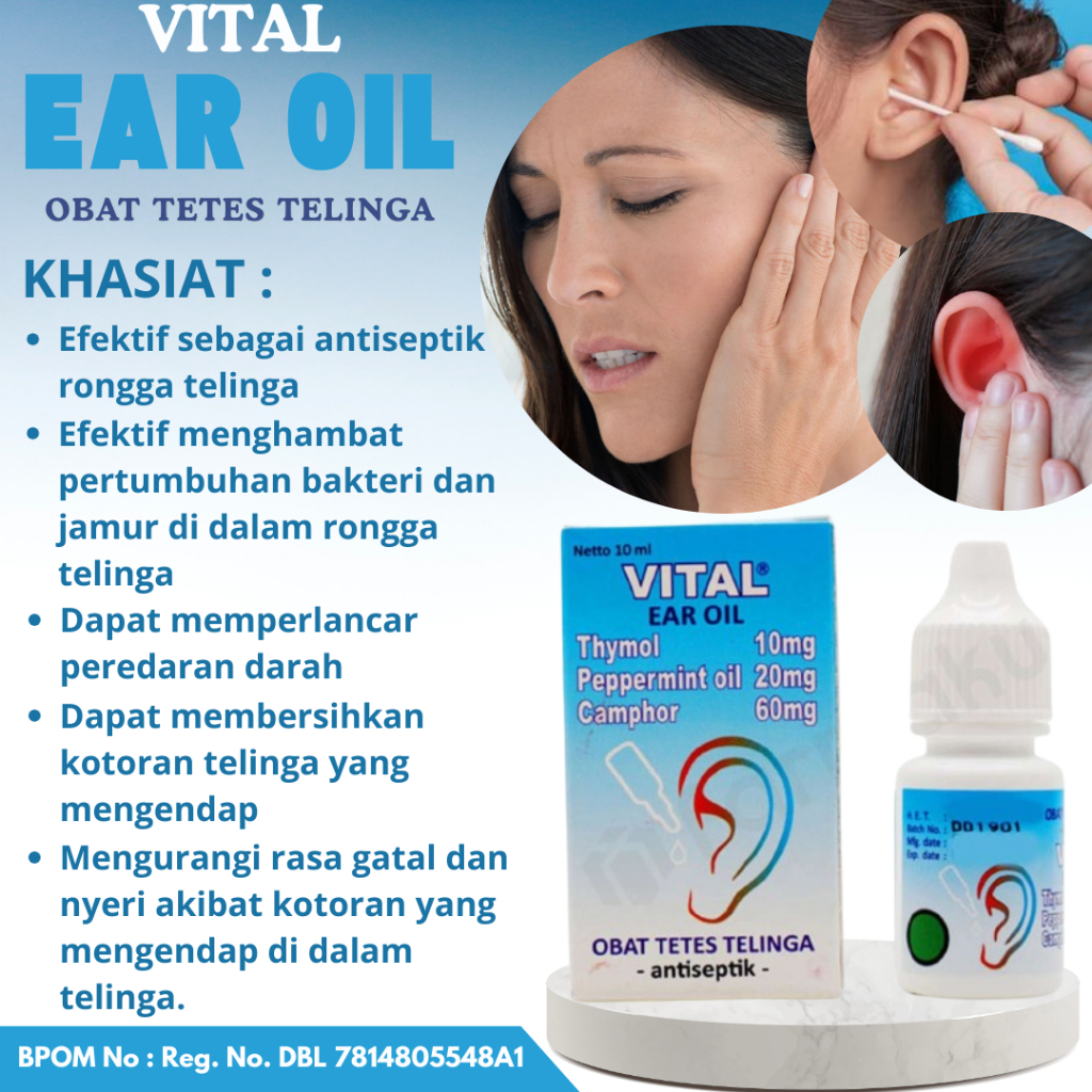 Jual Obat tetes Telinga Peradangan Telinga Cegah Infeksi Telinga ...