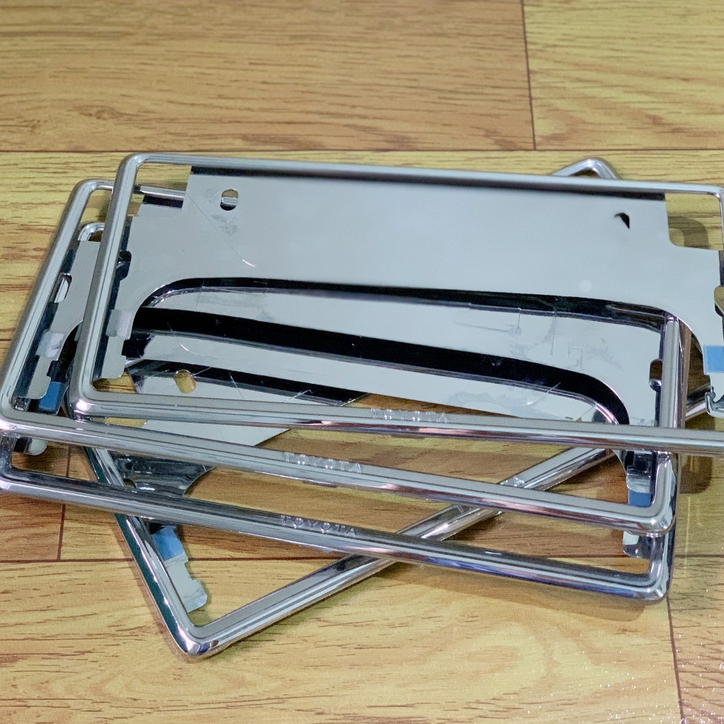 Jual Frame JDM Plate Nomer Toyota Original Japan / Dudukan Plat Mobil ...