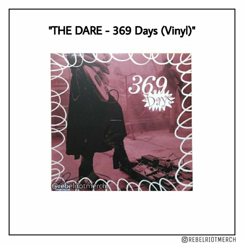 Jual Vinyl The Dare - 369 Days (Baby Pink) | Shopee Indonesia