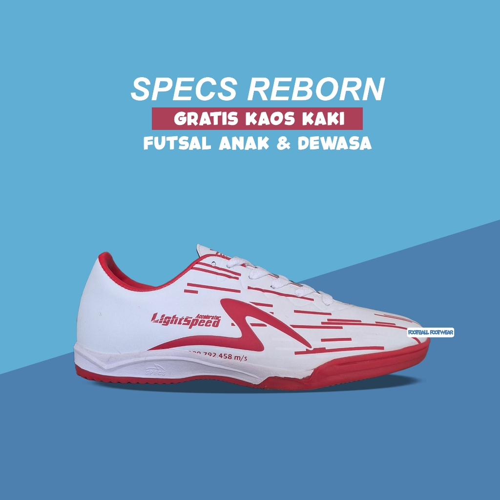Jual COD Sepatu Futsal Anak & Dewasa Specs Reborn Lightspeed Grade ...