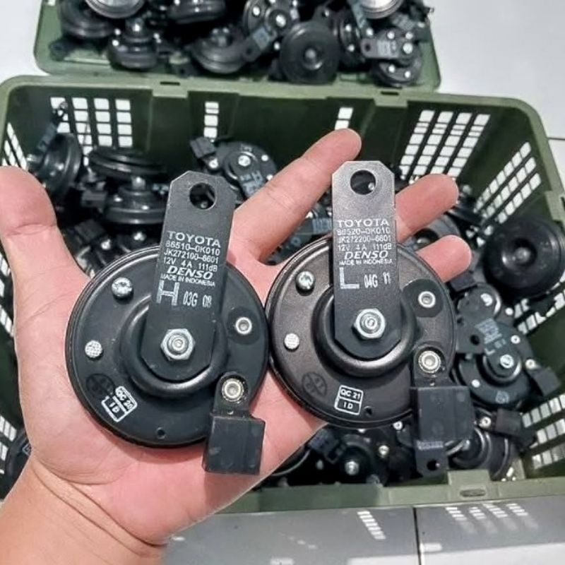 Jual Klakson Denso Toyota Innova Fortuner Hilux High Low Original ...