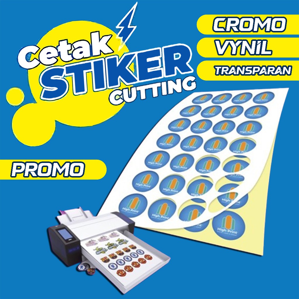Jual CETAK STICKER LABEL KEMASAN A3+ / STIKER CUTTING / GRATIS CUTTING ...