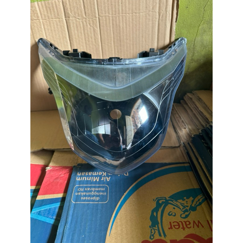 Jual black housing reflektor lampu depan honda beat pop custom | Shopee ...